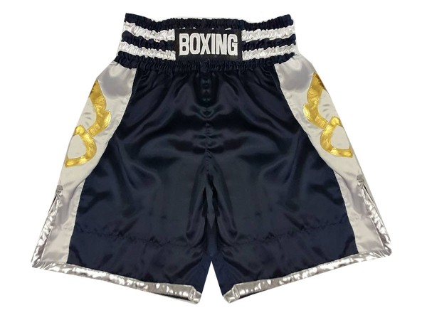 Pantalon de boxeo personalizado : KNBSH-029-Marina | Boxeothai.com